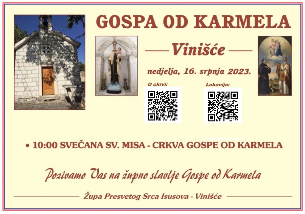 Blažena Djevica Marija – Kraljica svega stvorenoga | Župa Presvetoga Srca Isusova - Vinišće